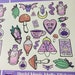 Pastel Magic Sticker Sheet Durable Waterproof Vinyl Sticker Pack ...