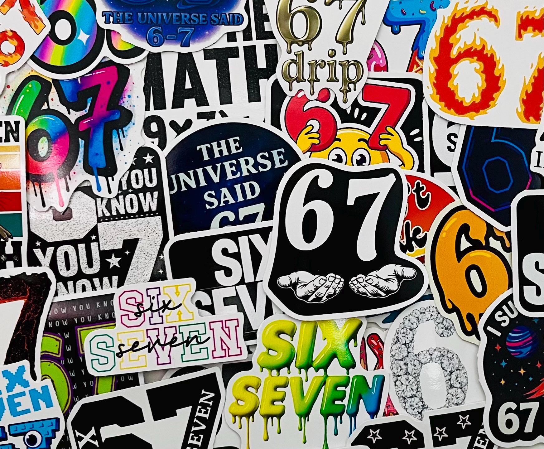 67 Sticker Pack 2 | Funny Meme Stickers | Funny 67 Pack | Six Seven ...