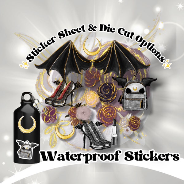 Goth Stickers - Etsy