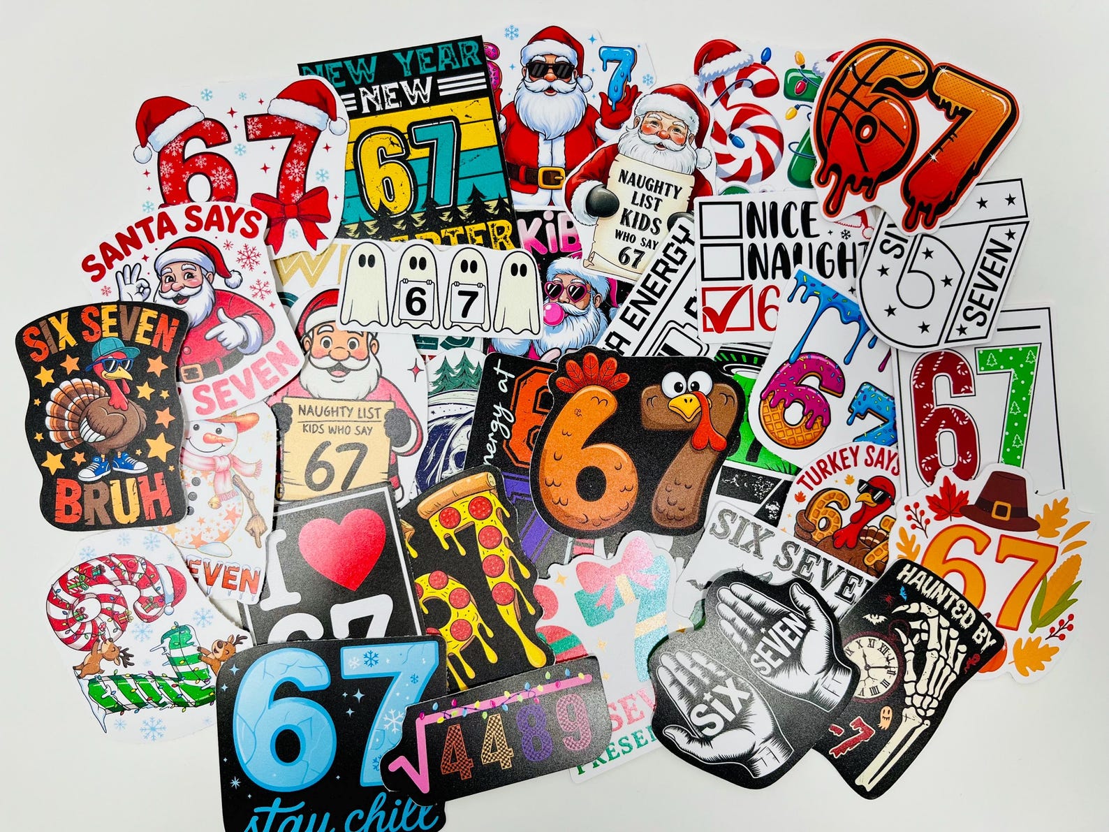 67 Sticker Pack | Funny Meme Stickers | Christmas & Holiday 67 Pack ...