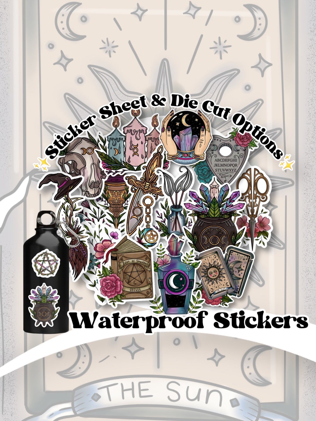 Witchy Altar Stickers Durable Waterproof Vinyl Stickers Witchy Stickers ...