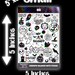 100 MINI Weather/fade Resistant Random Chromatic Halloween Sticker ...
