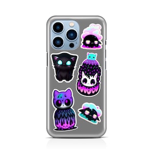Creepy Cute Creatures Stickers Durable Waterproof Vinyl Stickers Cute ...