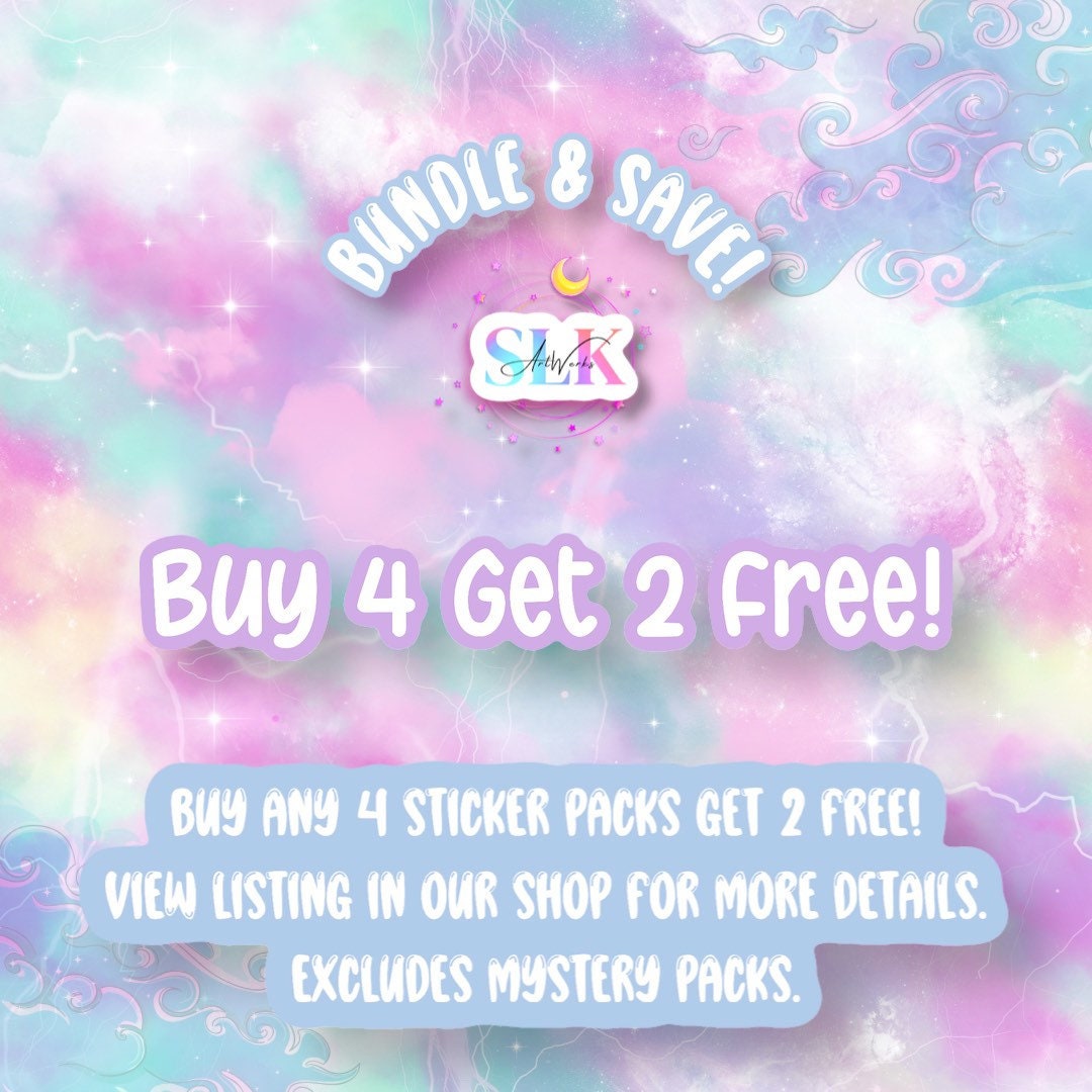 Stickers, Labels & Tags Paper & Party Supplies Pastel Kawaii Baby Bat ...