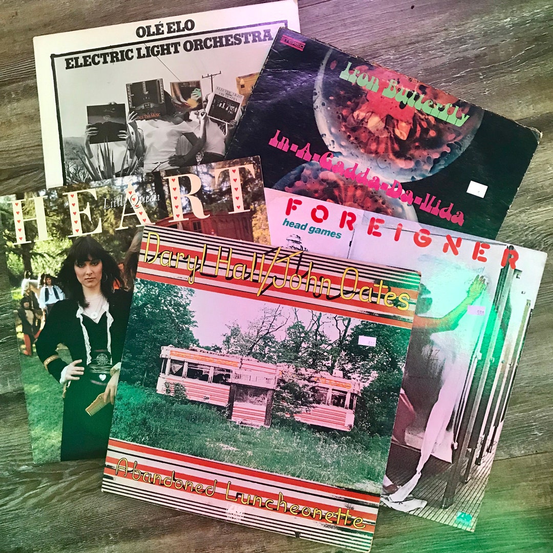 5 Used LP Classic Rock Mystery Box - Etsy