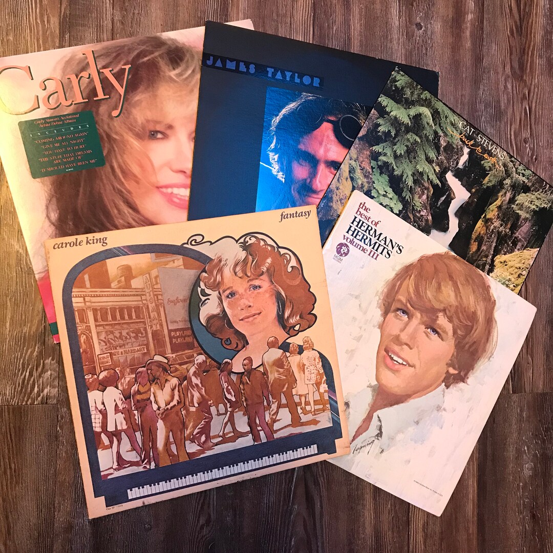 5 Used LP Soft Rock Mystery Box - Etsy