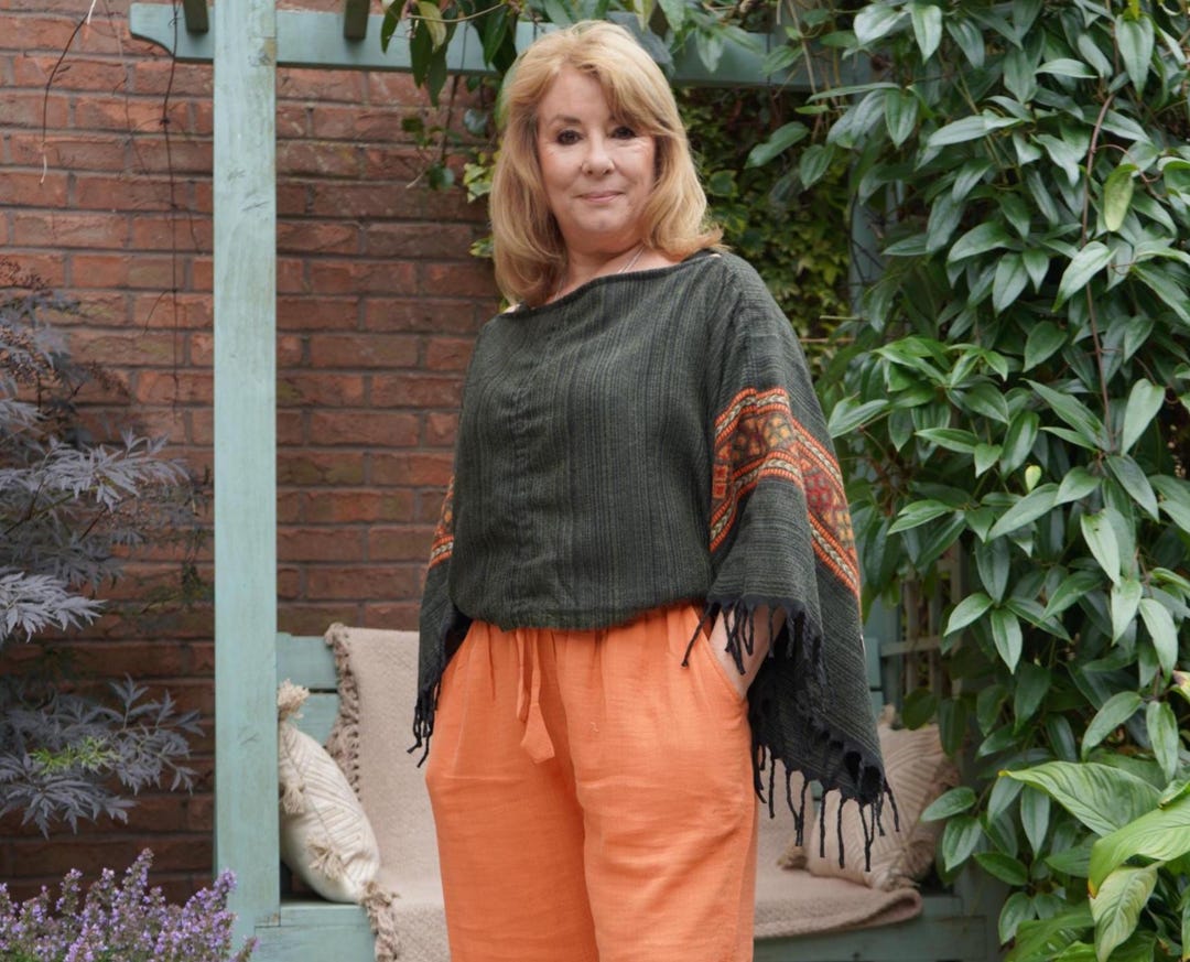 Bat-wing Jumper - Himalayan Yak Wool - Natural, Soft, Warm Scarf Top ...