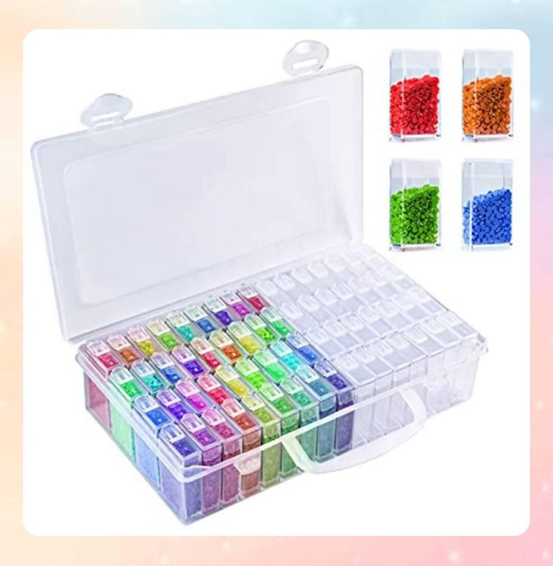 64 Piece Diamond Art Storage Case - Etsy