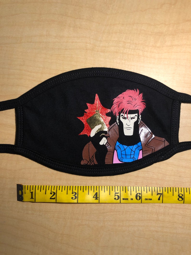 X-Men Gambit Vintage Face Mask | Etsy