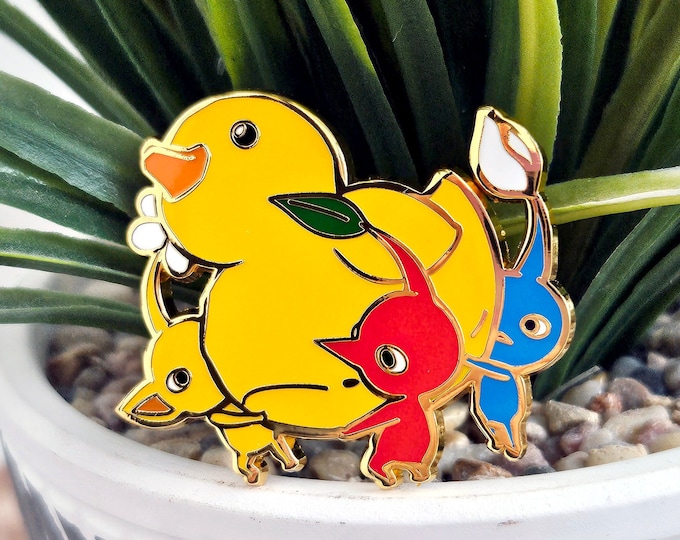 Pikmin Enamel Pin - Etsy