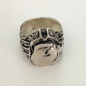 Predator Ring Oxidized 925 Sterling Silver Steampunk Jewelry Handmade ...