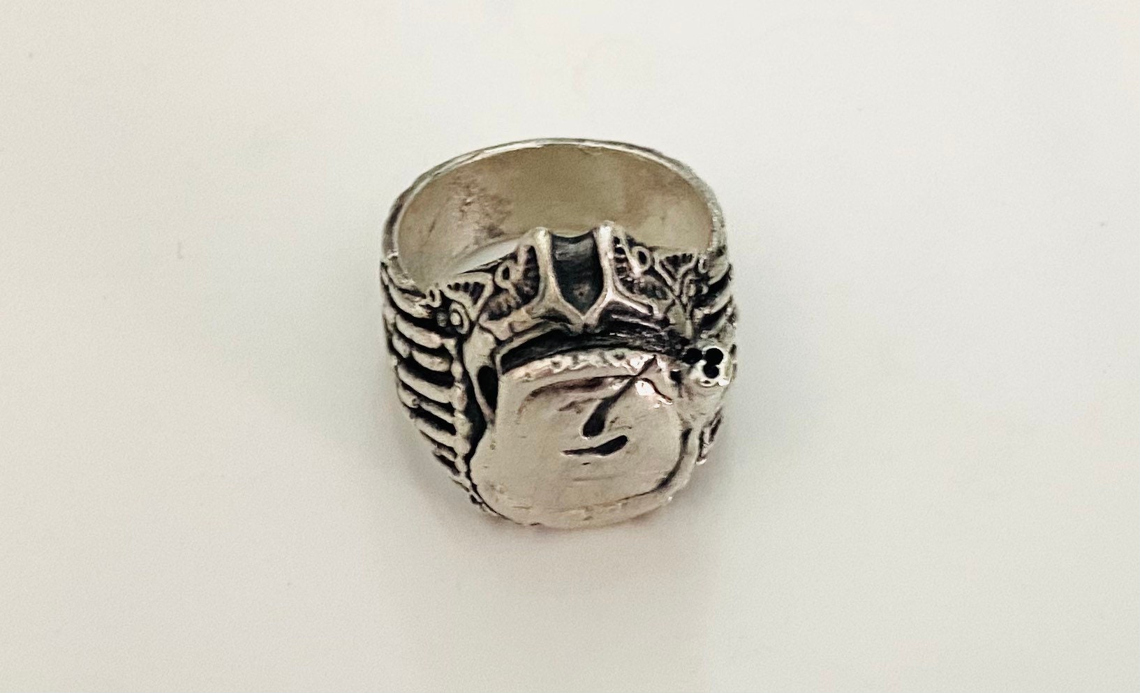 Predator Ring Oxidized 925 Sterling Silver Steampunk Jewelry Handmade ...