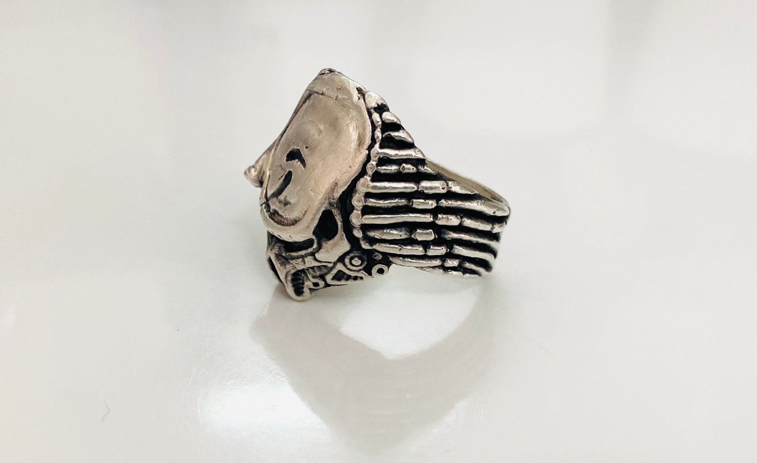 Predator Ring Oxidized 925 Sterling Silver Steampunk Jewelry Handmade ...