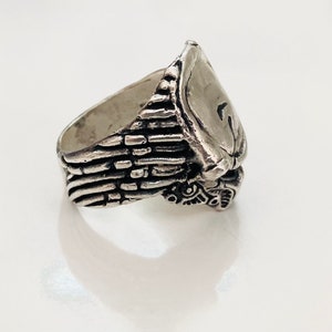 Predator Ring Oxidized 925 Sterling Silver Steampunk Jewelry Handmade ...
