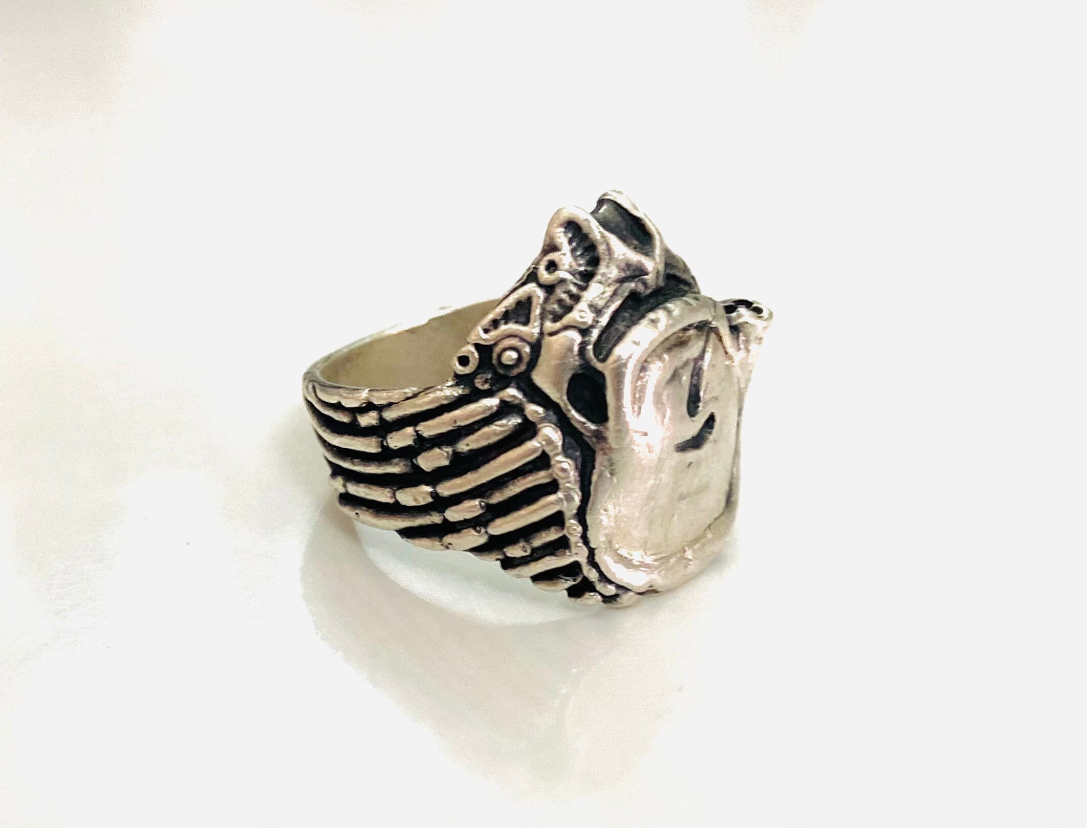 Predator Ring Oxidized 925 Sterling Silver Steampunk Jewelry Handmade ...