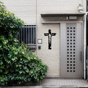 Jesus Metal Sign, Cross Metal Sign, Metal Wall Art, Living Room ...