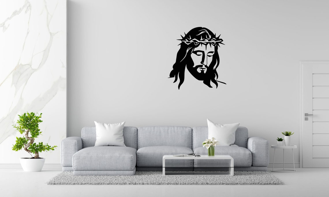 Jesus Metal Sign Cross Metal Sign Metal Wall Art Living - Etsy