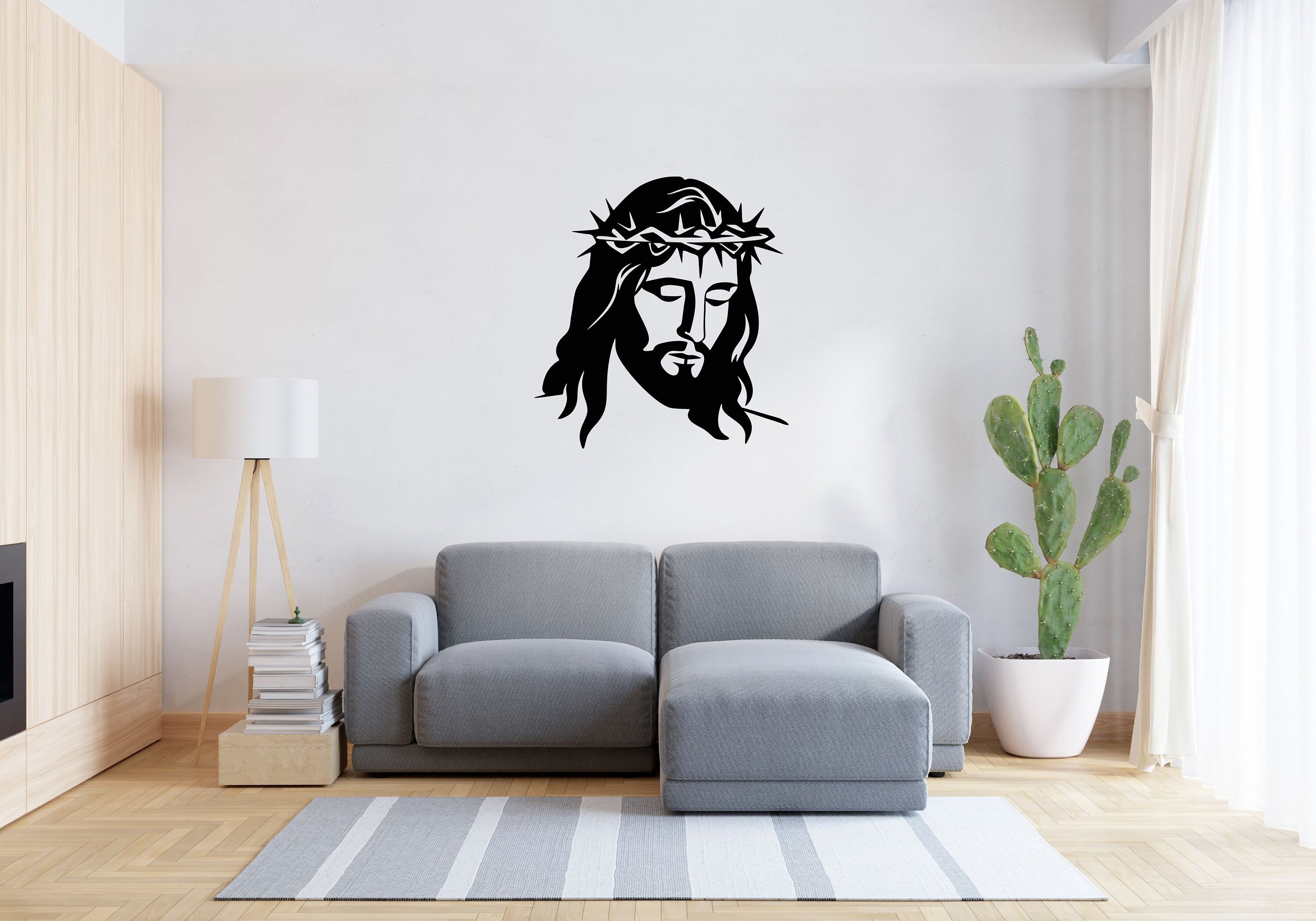 Jesus Metal Sign Cross Metal Sign Metal Wall Art Living - Etsy