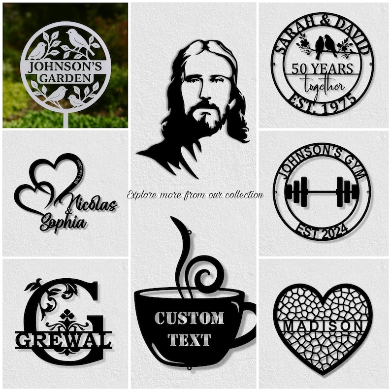 Jesus Face Metal Sign, Religious Christian Home Decor, Wall Decor for ...