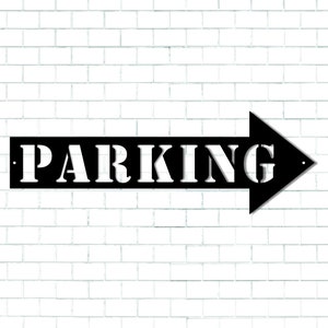 2 Pcs Parking Metal Sign, Metal Wall Art, Decorative Metal Sign - Etsy