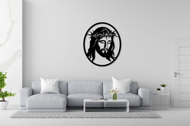 Jesus Metal Sign, Metal Wall Art, Living Room Decoration, Gift Sign - Etsy