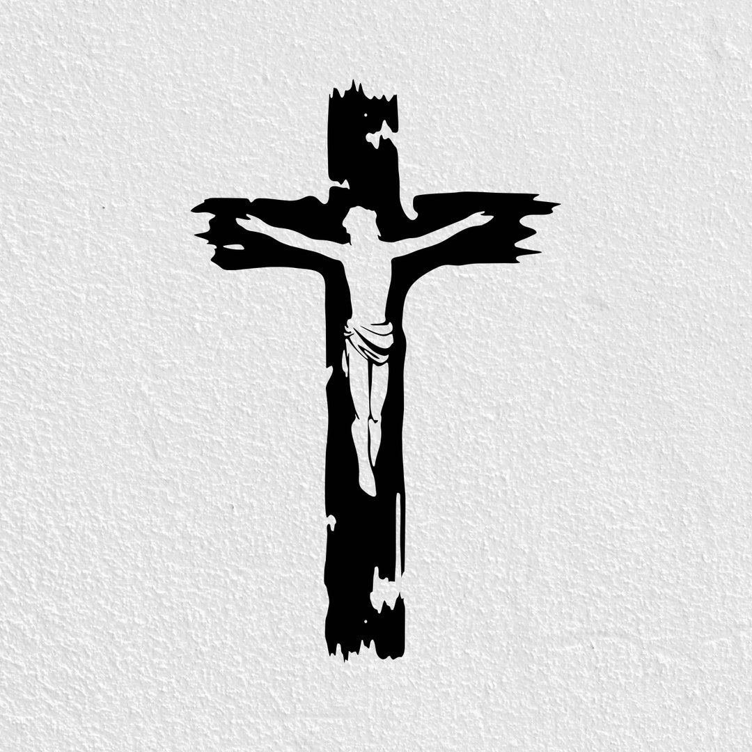 Jesus Metal Sign Cross Metal Sign Metal Wall Art Living - Etsy