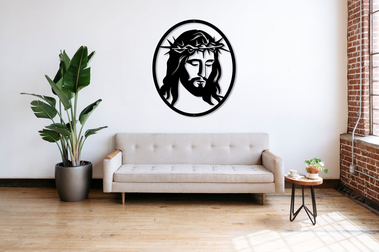 Jesus Metal Sign, Metal Wall Art, Living Room Decoration, Gift Sign - Etsy