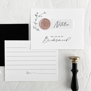 SADIE Will You Be My Bridesmaid Minimalist Bridesmaid Photo - Etsy Canada