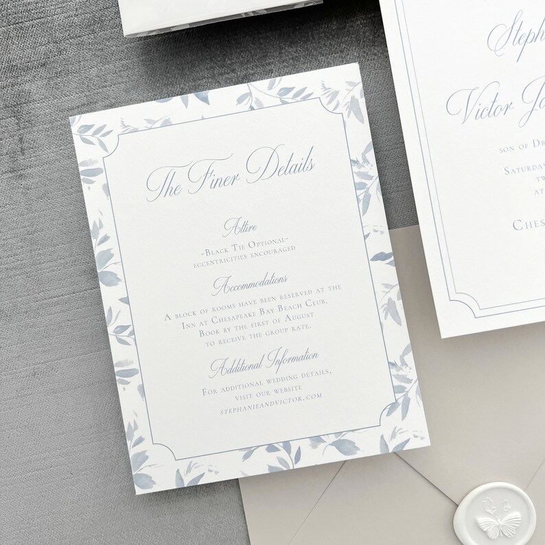 Elegant Wedding Invitation Set | Personalized Luxury Wedding Invites ...