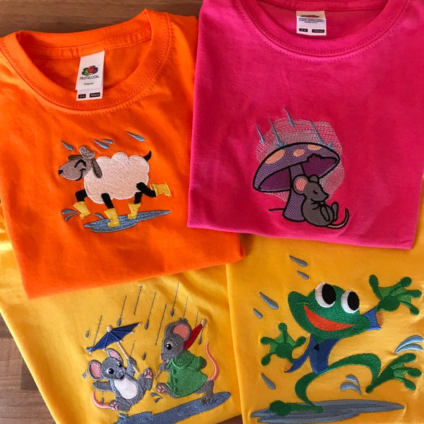 Embroidered T Shirts - Etsy