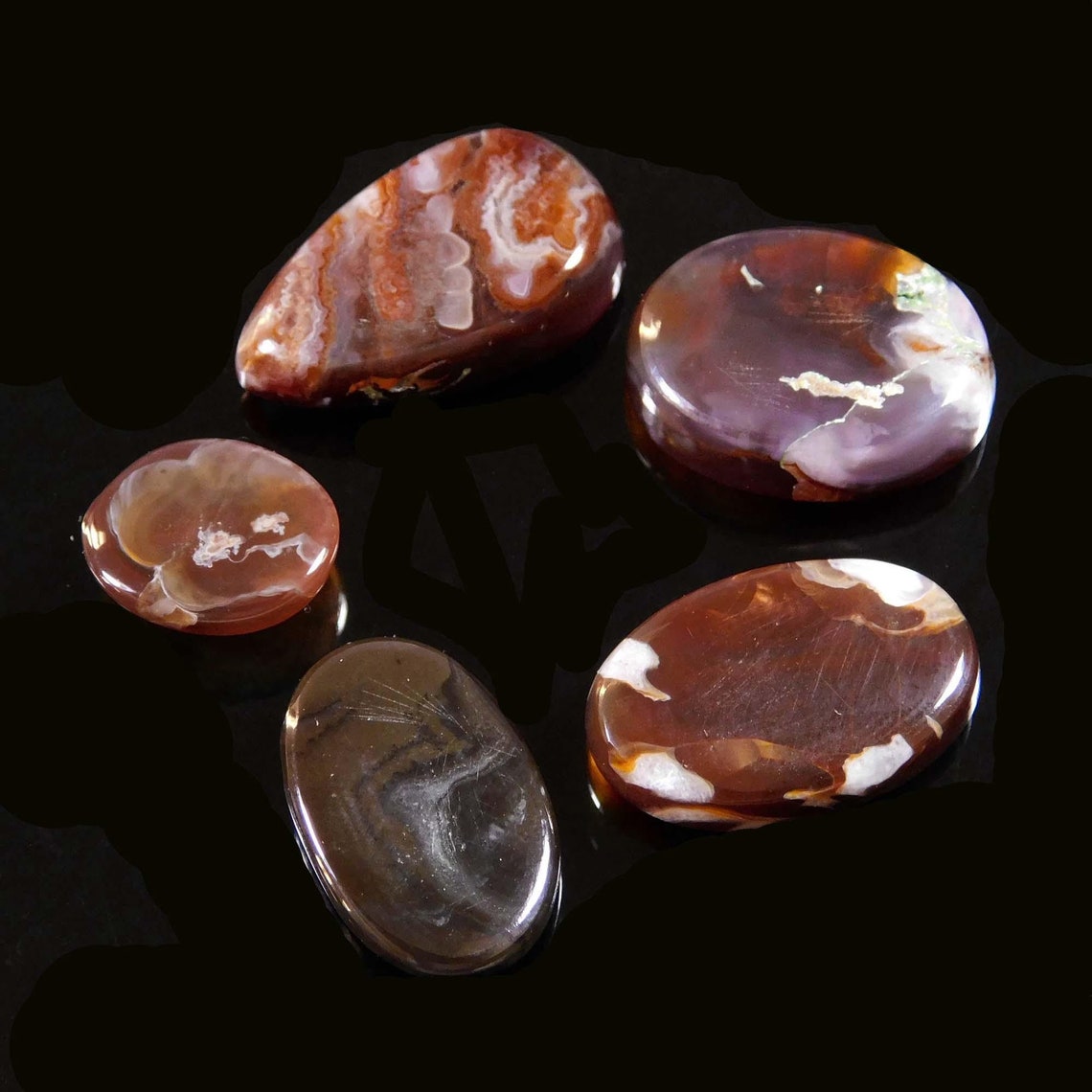 Rare Mexican Fire Agate Loose Natural Gemstone For Jewelry | Etsy