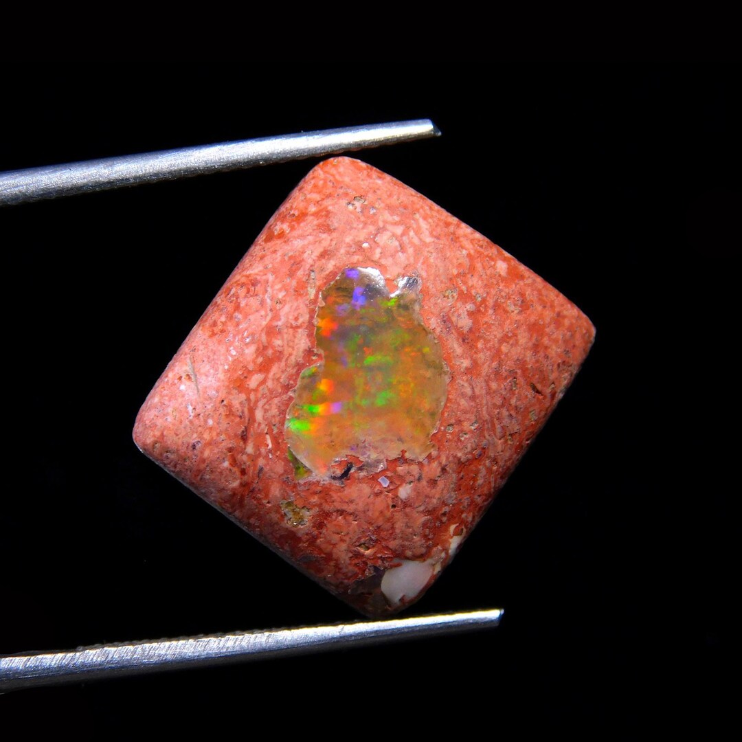 10.6 Ct Mexican Fire Opal, Mexican Opals in Natural Matrix Stone ...