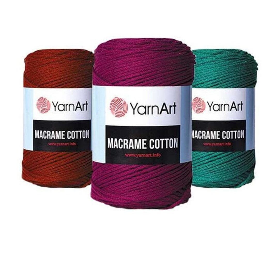 Yarnart Macrame Cotton, Polyester Yarn, Crochet Rugs - Etsy