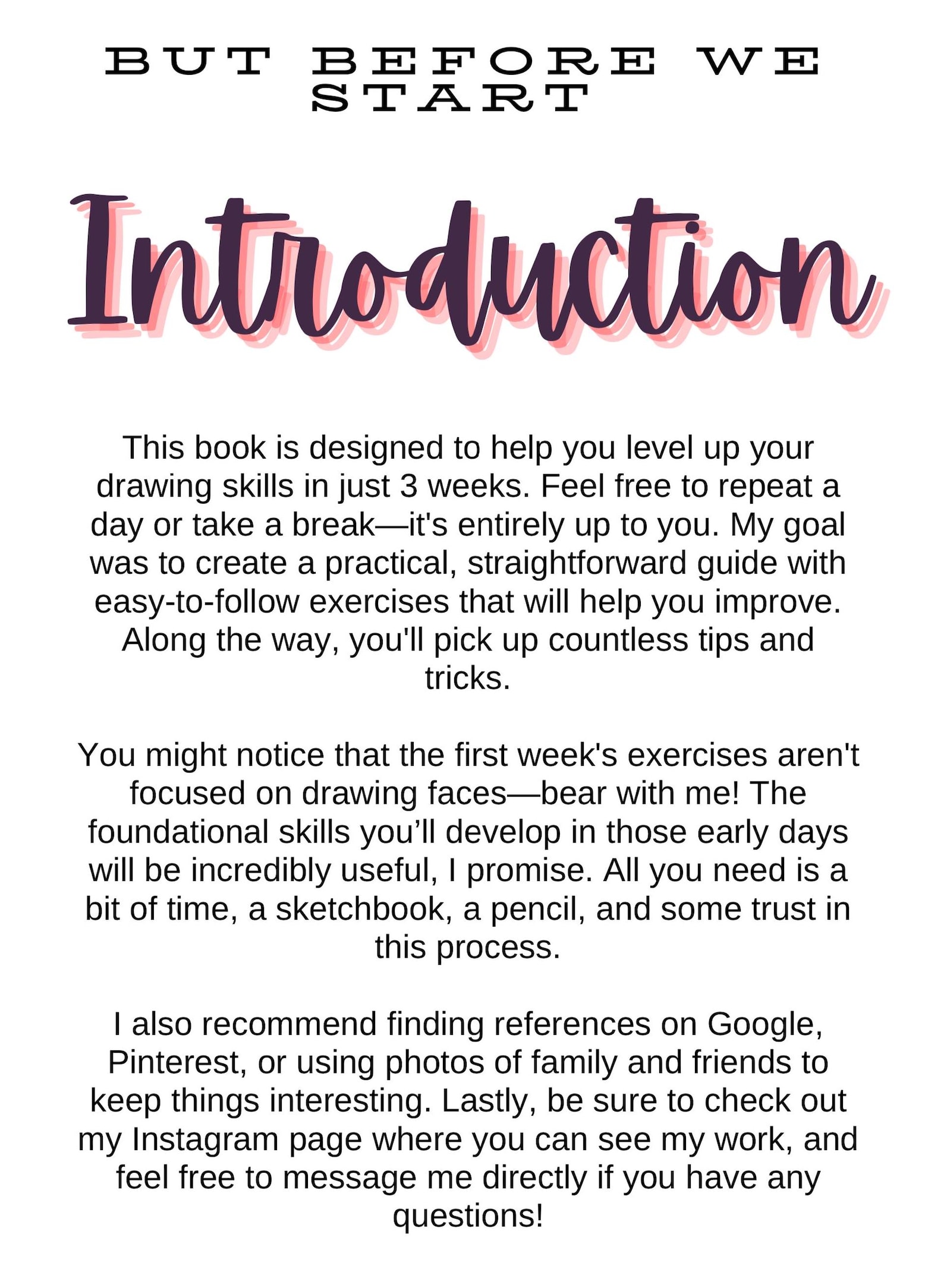 How to Draw Faces in 3 Weeks! - Etsy