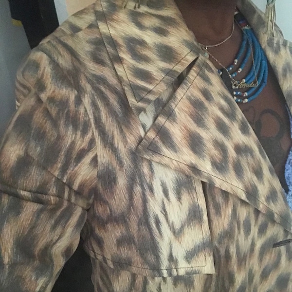 Leopard Raincoat - Etsy