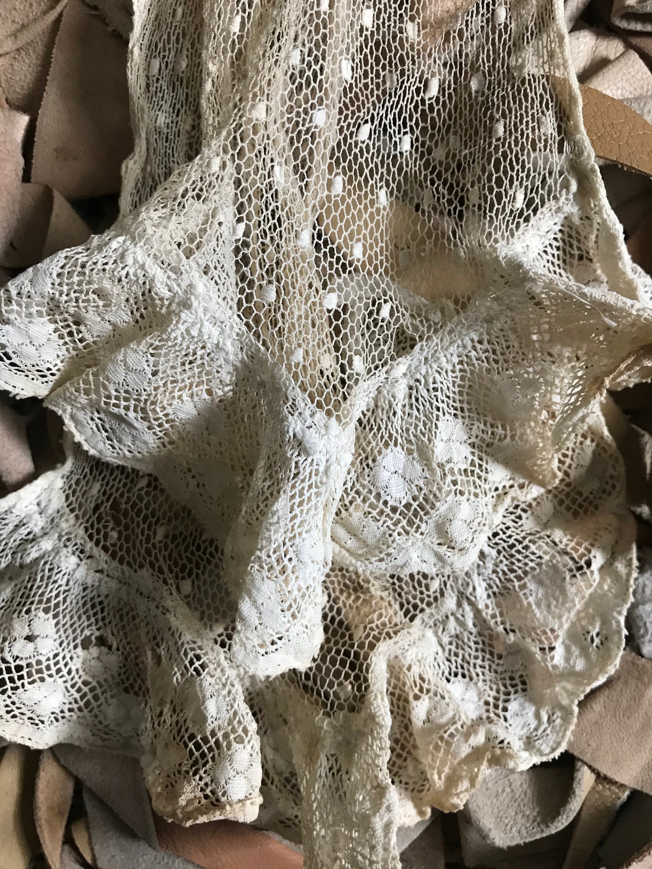 Antique Lace Jabot Collar 1930’s - Etsy