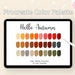 Hello Autumn Procreate Color Palette | 30 Color Swatches (instant ...