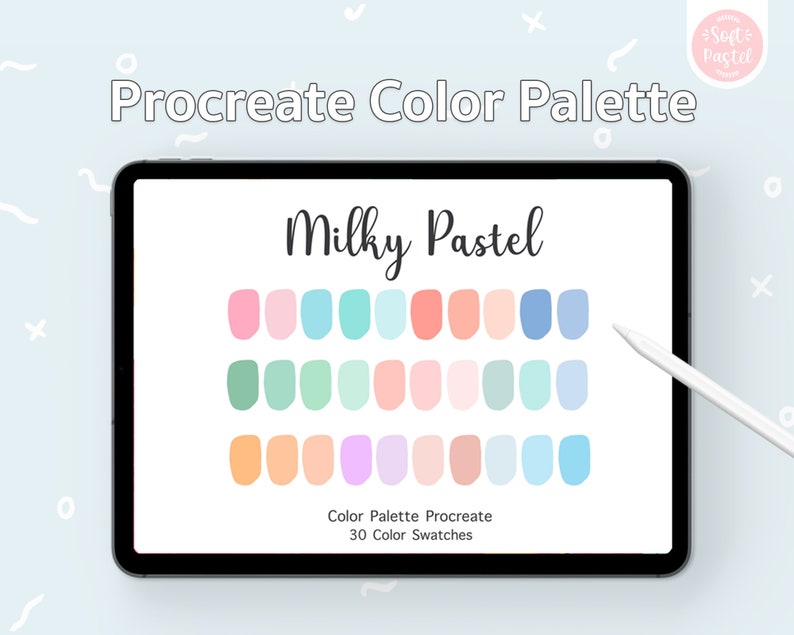 Procreate Color Palette Milky Pastel Color Swatches Etsy - NBKomputer Procreate Color Palette Milky Pastel Color Swatches Etsy - NBKomputer