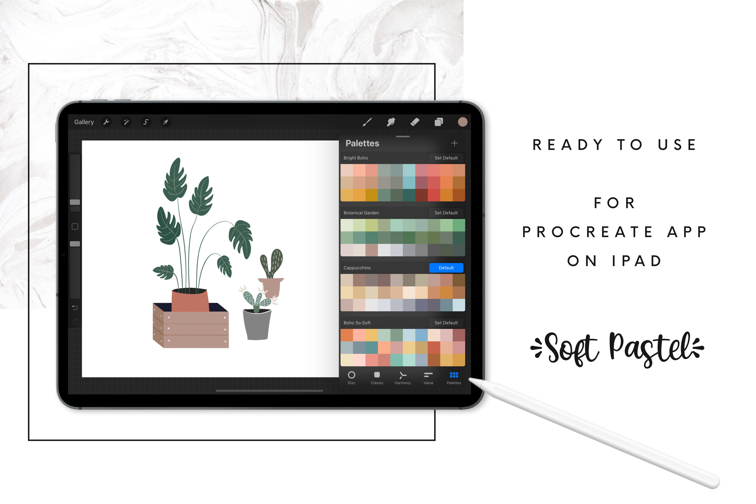 Procreate Color Palette Botanical Garden | Color Swatches | Digital ...