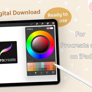 Procreate Color Palette Matte Skin Tones | Color Swatches | Instant ...