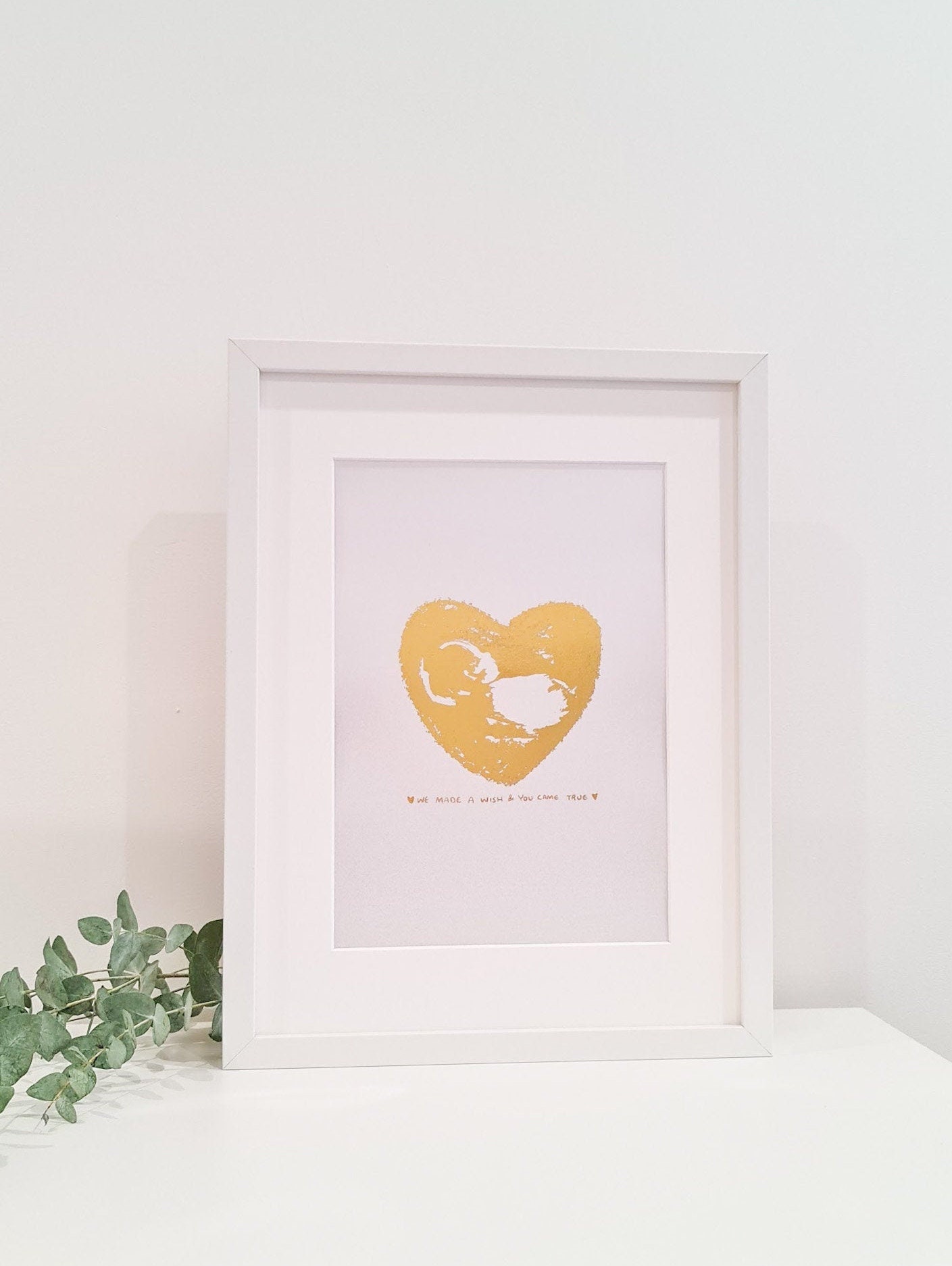 Personalised Baby Scan Print for Pregnancy Announcement or - Etsy Australia