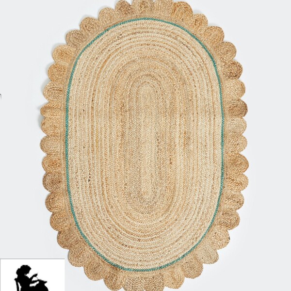 Scalloped Rug - Etsy