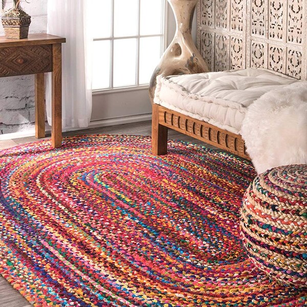 Oval Rag Rug - Etsy