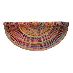 Colorful Round Rag Rug Made of Cotton for Living Room, Bedroom, Nursery ...