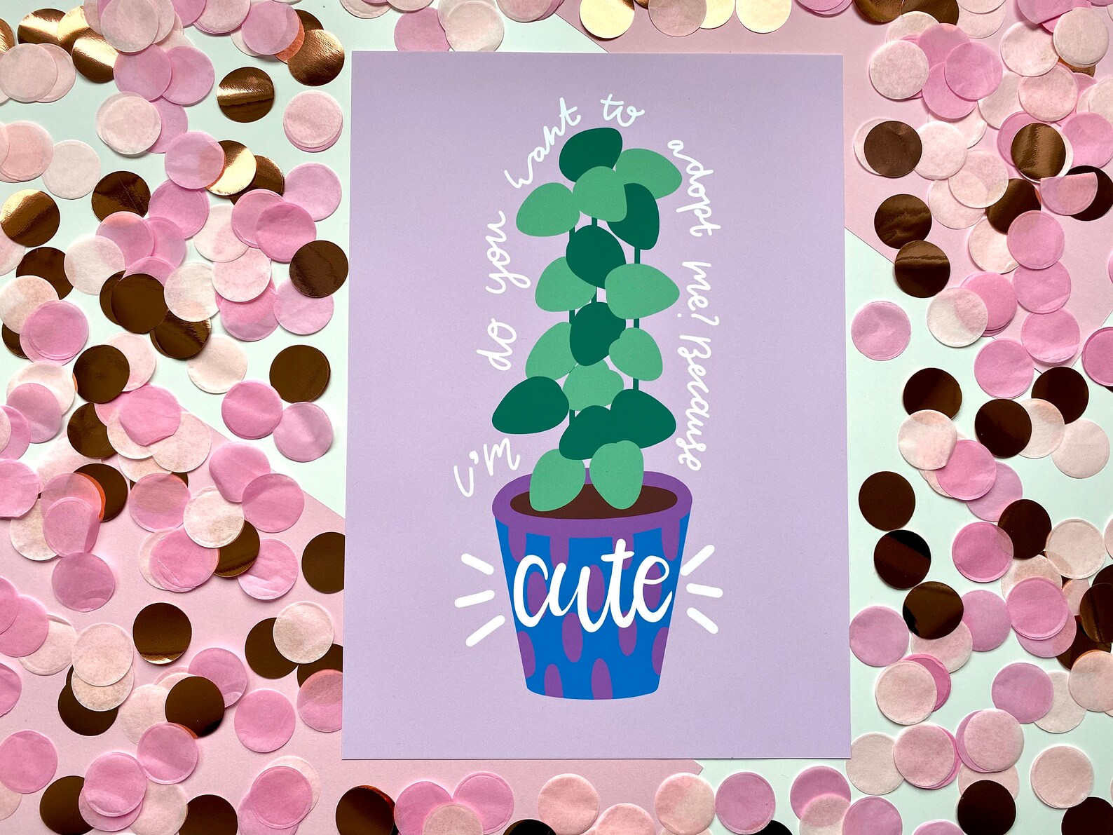 Plant Illustration A4 Art Print adopt Me any - Etsy