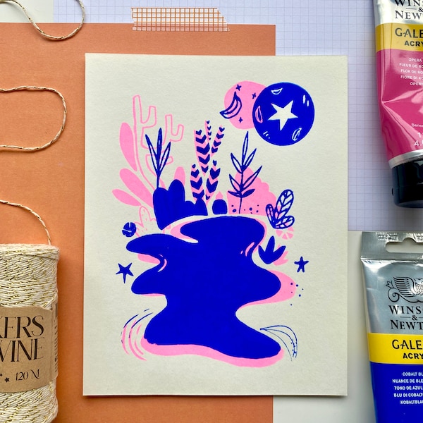 Silk Screen Art - Etsy