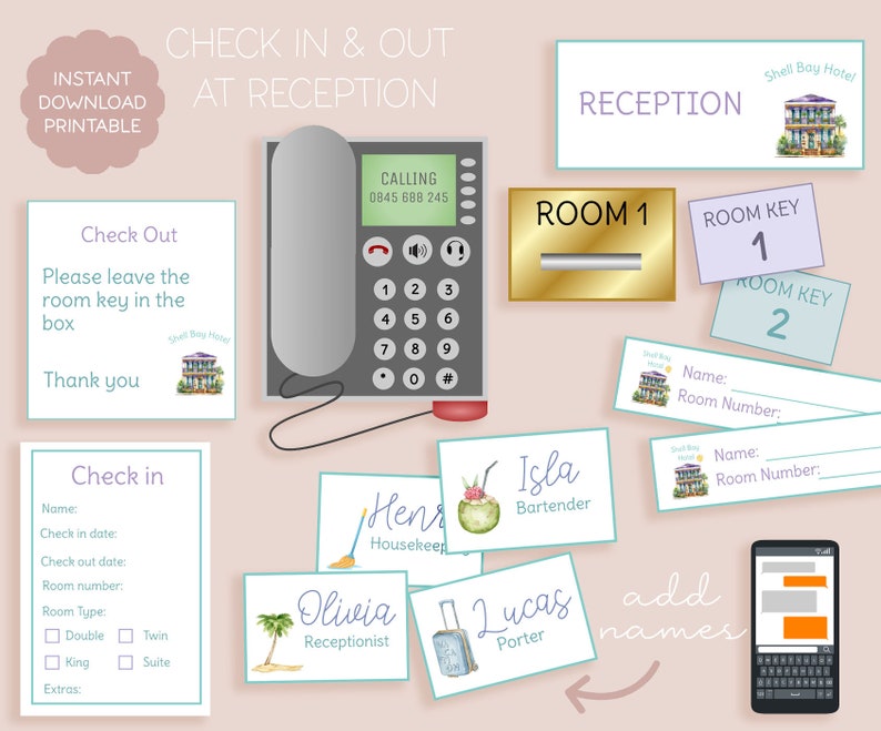 Hotel Dramatic Play, Pretend Play Hotel, Classroom Dramatic Play, Home ...