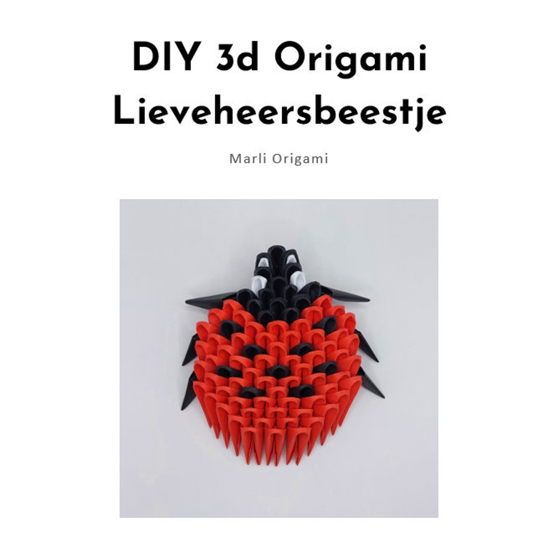 DIY 3d Origami Ladybug Dutch - Etsy