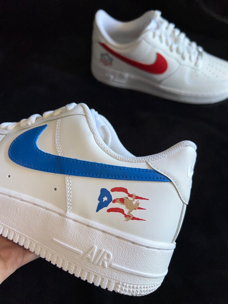 Nike Air Force 1 Puerto Rico #8 - Etsy