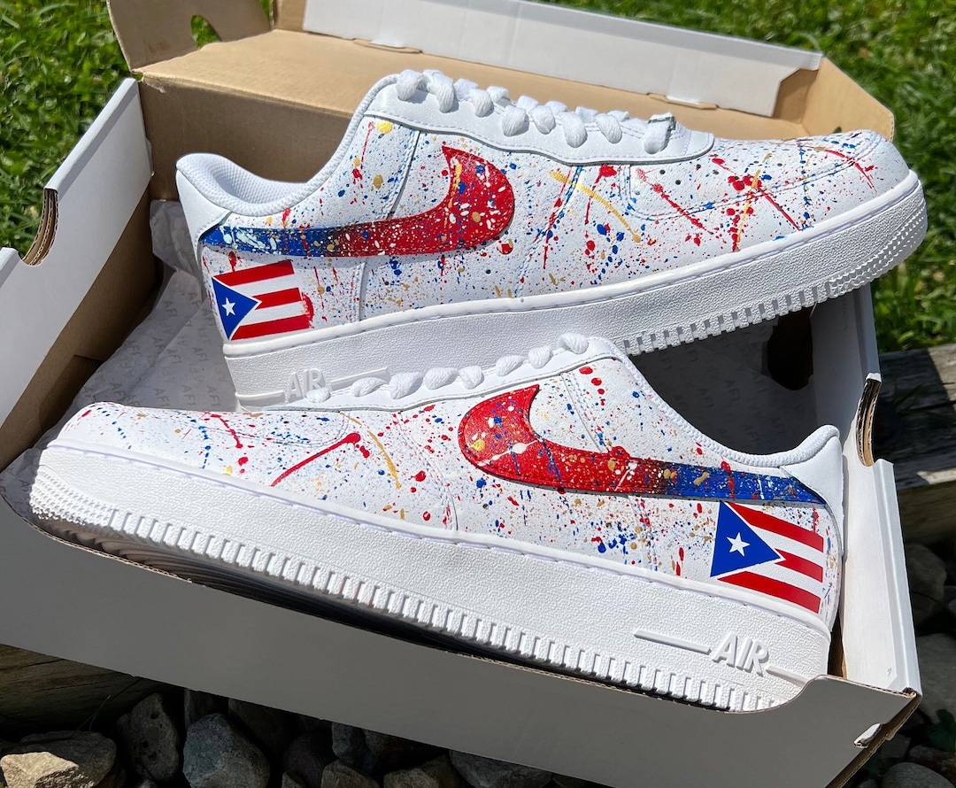 Nike Air Force 1 Puerto Rico #3 - Etsy